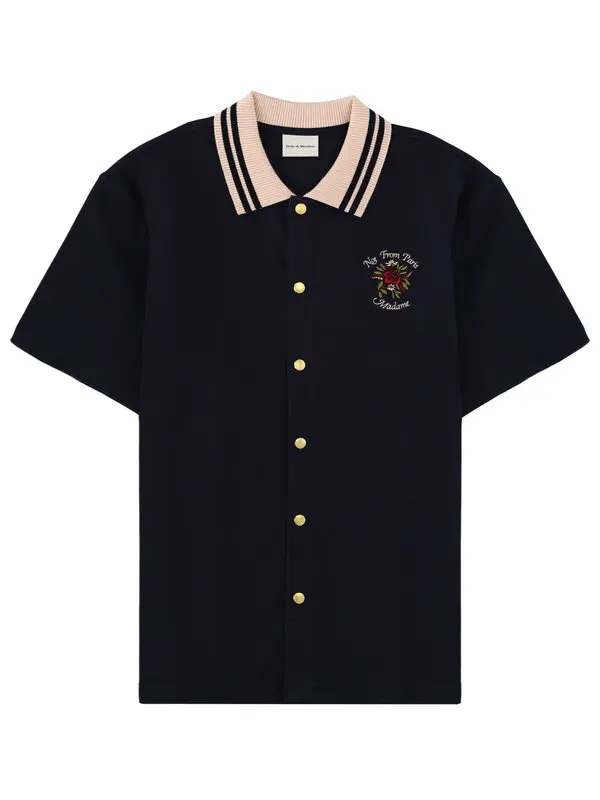 Drole De Monsieur Slogan Rose" Shirt