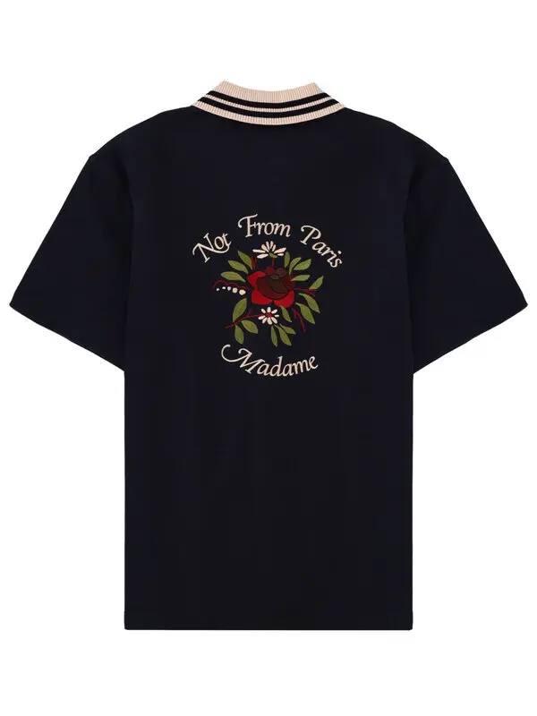 Drole De Monsieur Slogan Rose" Shirt