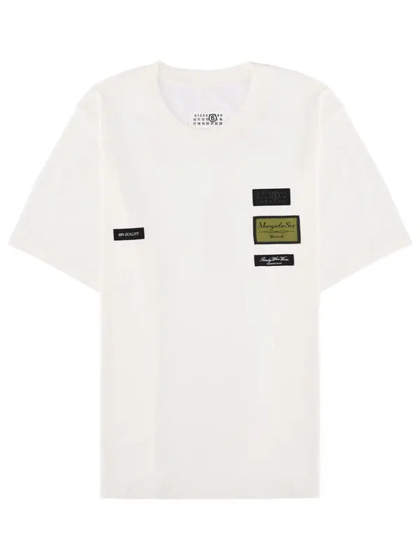 MAISON MARGIELA T-shirt With External Labels - White