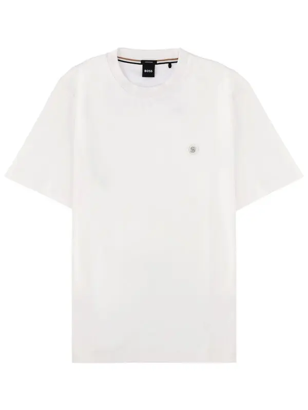 BOSS T-shirt With Logo - White
