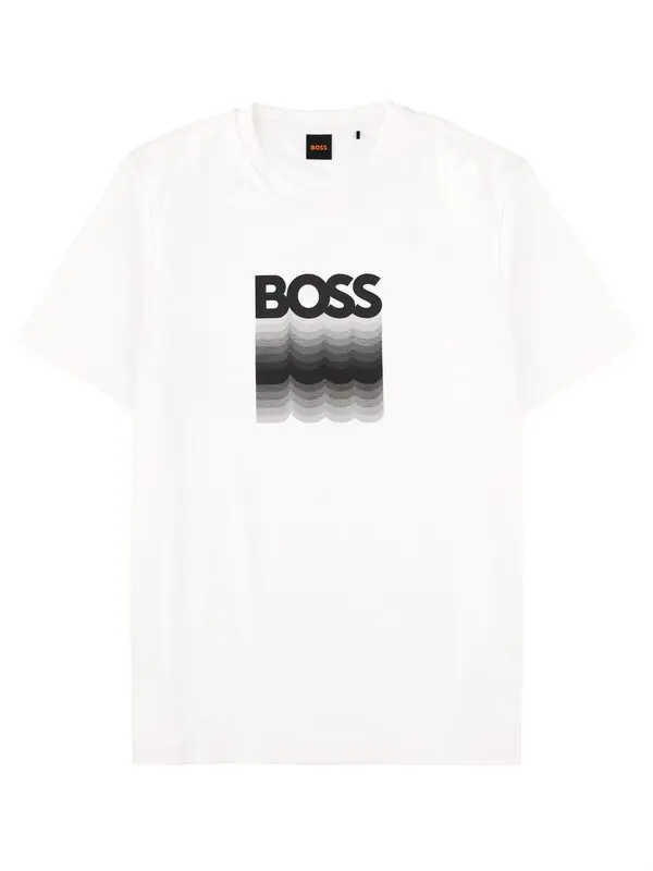BOSS T-shirt With Logo - White