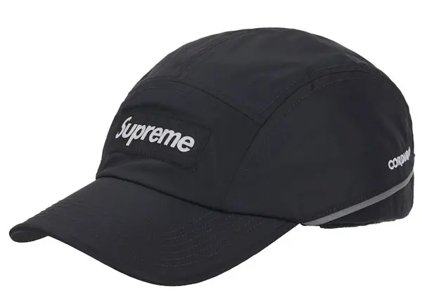 Supreme Polartec Lined Packable Earflap Camp Cap - Black