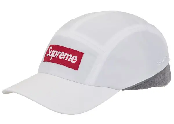 Supreme Polartec Lined Packable Earflap Camp Cap - White