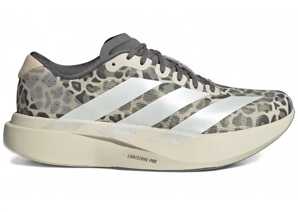 Adidas Adizero Evo Sl Leopard Sneakers - Crystal Linen/zero Metalic/grey Four