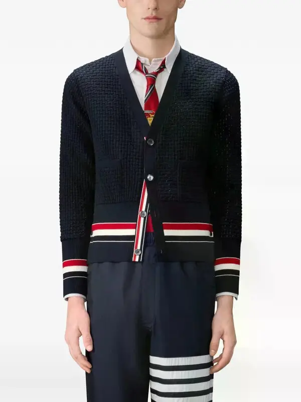 Thom Browne Stripe-detailed Cardigan