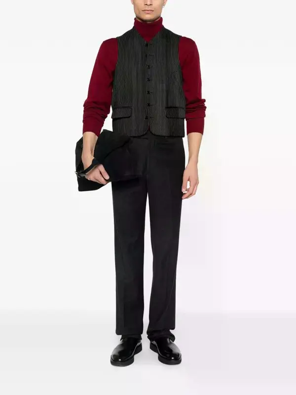 ROMEO GIGLI 1990s Striped Waistcoat