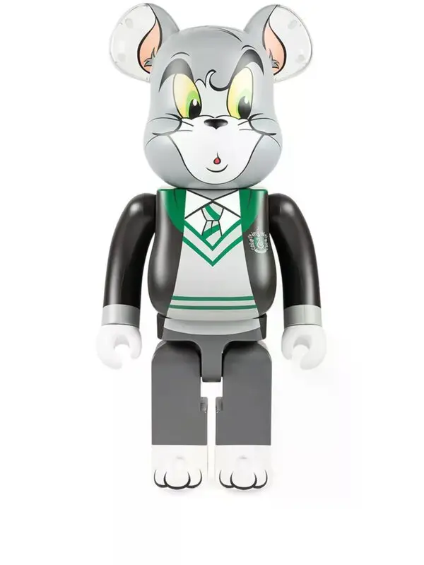 MEDICOM TOY X Tom And Jerry Tom In Hogwarts House Robe Be@rbrick 1000% Figure - Black