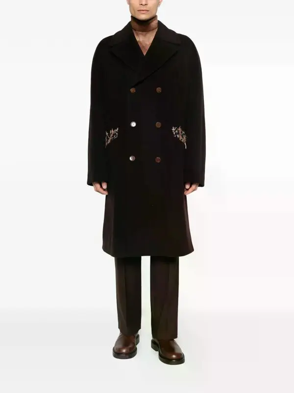 A.N.G.E.L.O. VINTAGE CULT Embroidered Wool Coat