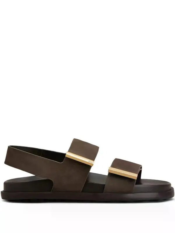 TOD'S Bar Detail Slingback Sandals