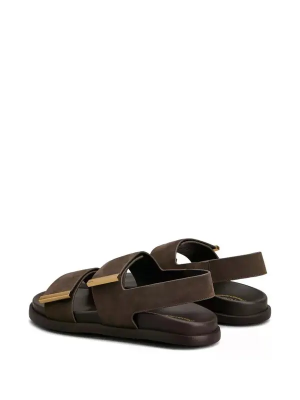 TOD'S Bar Detail Slingback Sandals