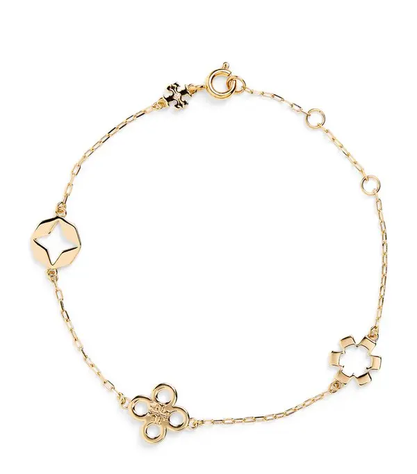 Tory Burch Plated Forget Me Not Bracelet - Gold