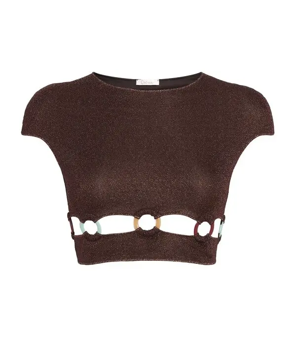 Oseree Lumière Multi-ring Top - Brown