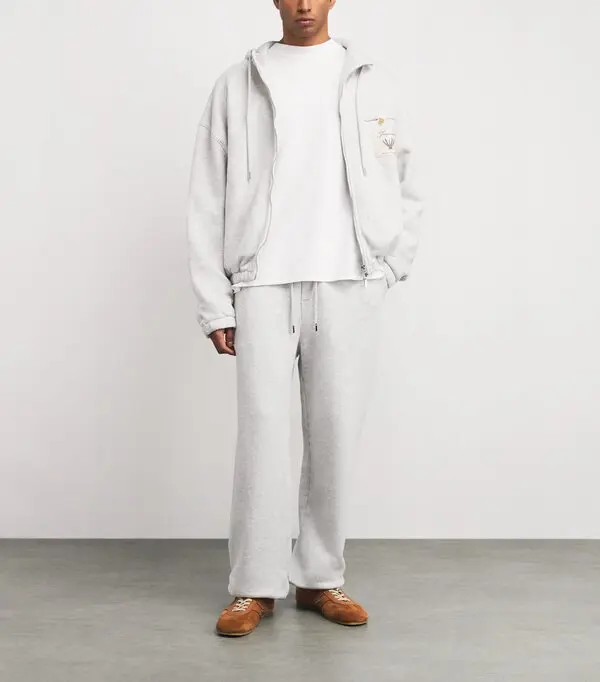 Jacquemus Cotton Torneo Sweatpants - Grey