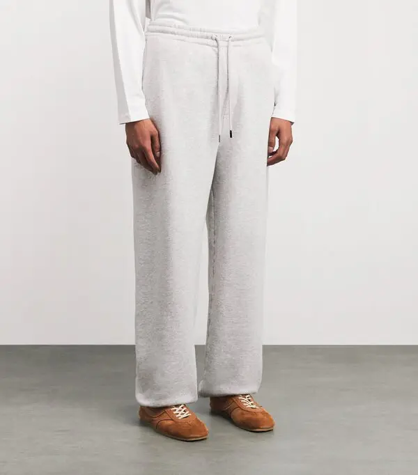 Jacquemus Cotton Torneo Sweatpants - Grey