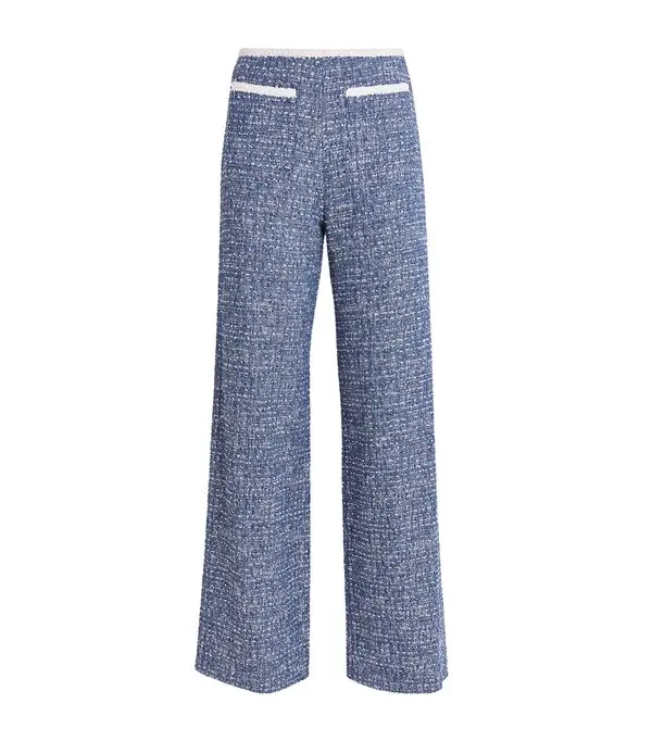 Maje Bouclé Tweed Trousers