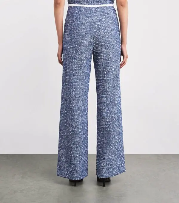 Maje Bouclé Tweed Trousers