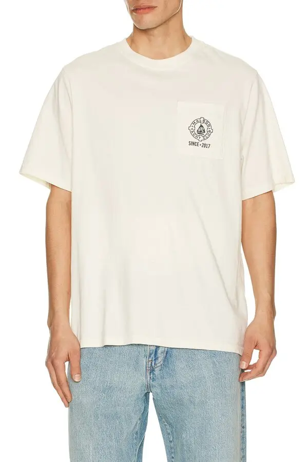 MALBON Vista Keel Tee In Cream