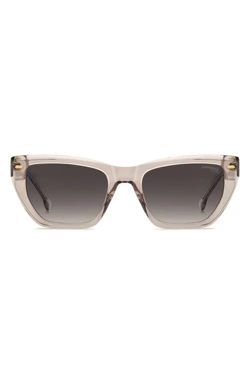 Carrera Eyewear 52mm Rectangular Sunglasses - Beige/dark Grey
