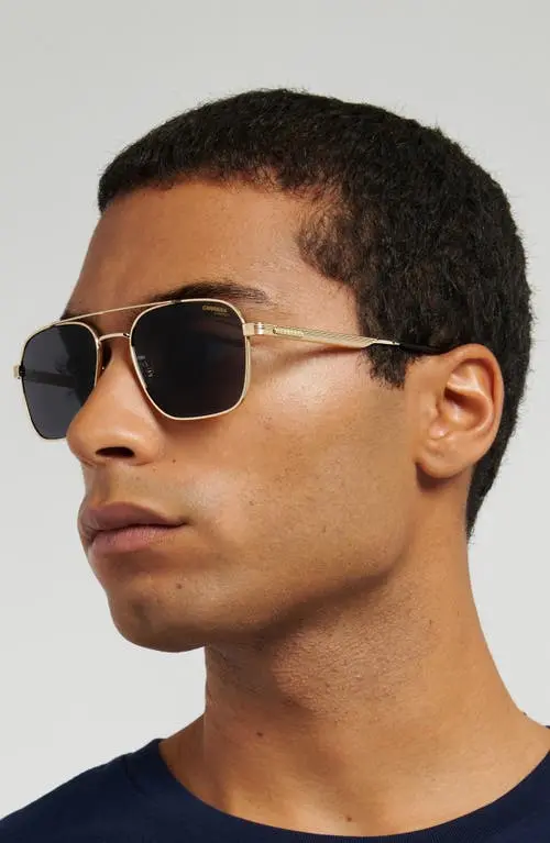 Carrera Eyewear 57mm Oversized Aviator Sunglasses