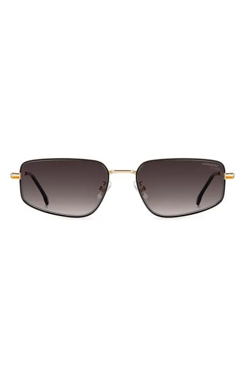 Carrera Eyewear Rectangle Full Rim Sunglasses - Gold Ochre/pink Ds