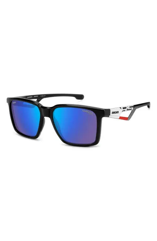 Carrera Eyewear X Ducati Rectangular Sunglasses - Black/white/blue
