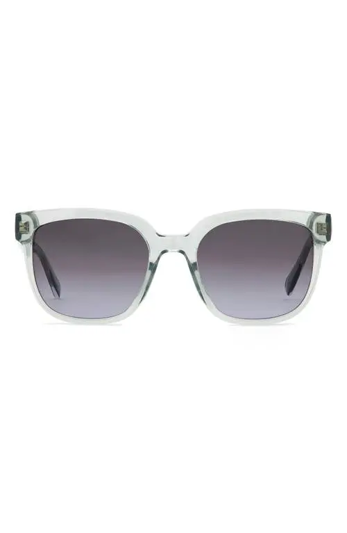 Fossil 54mm Square Sunglasses - Crystal Green/dark Grey Sf