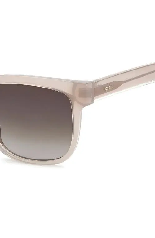 Fossil 54mm Square Sunglasses - Lilac/brown Sf