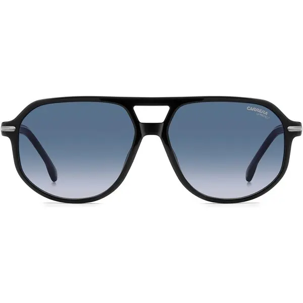 Carrera Eyewear 59mm Gradient Navigator Sunglasses - Black/blue/dark Blue Sf