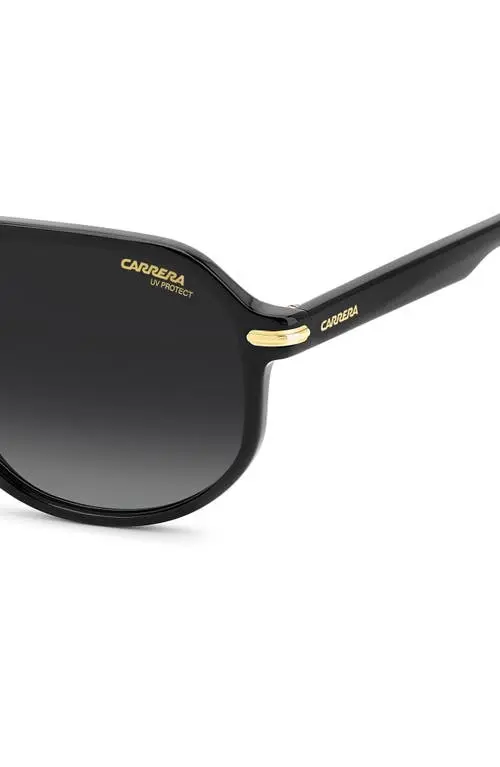 Carrera Eyewear 59mm Gradient Navigator Sunglasses - Black/dark Grey Sf
