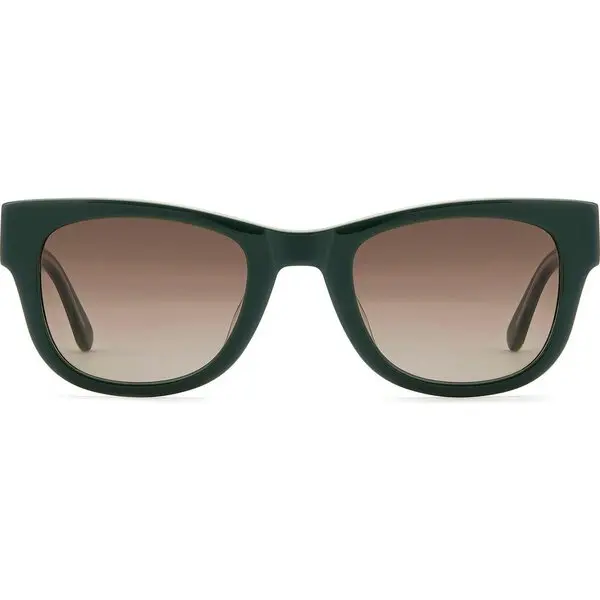 Fossil Gradient Square Sunglasses - Green/brown Sf