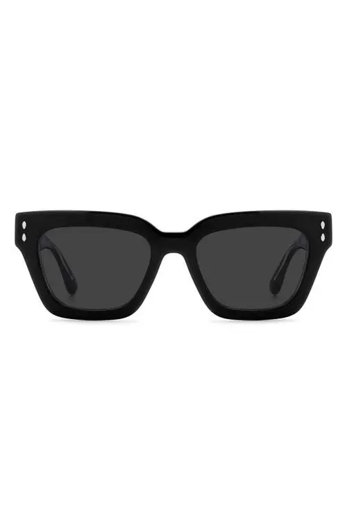 Isabel Marant 53mm Cat Eye Sunglasses - Black/grey