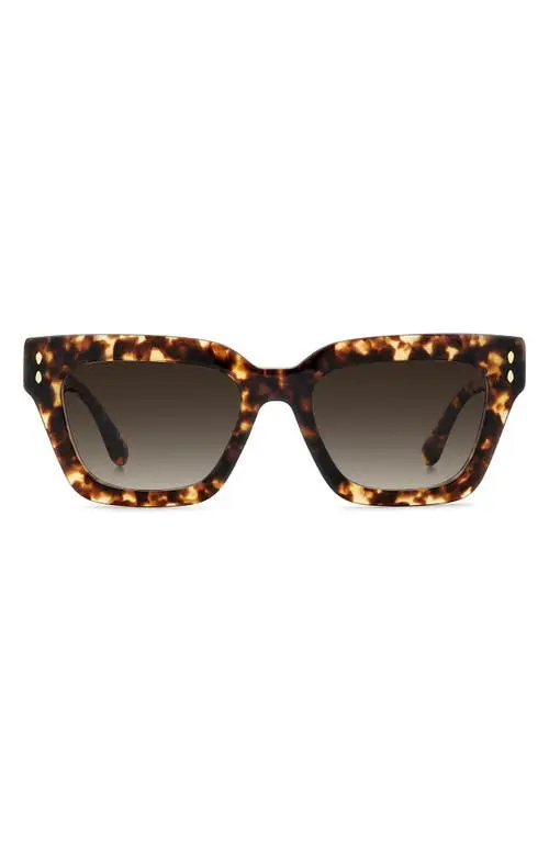 Isabel Marant 53mm Cat Eye Sunglasses - Havana/brown Sf