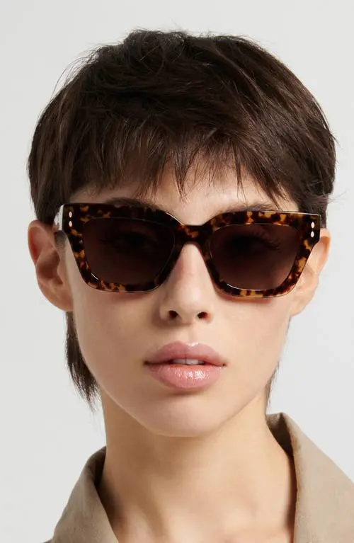 Isabel Marant 53mm Cat Eye Sunglasses - Havana/brown Sf