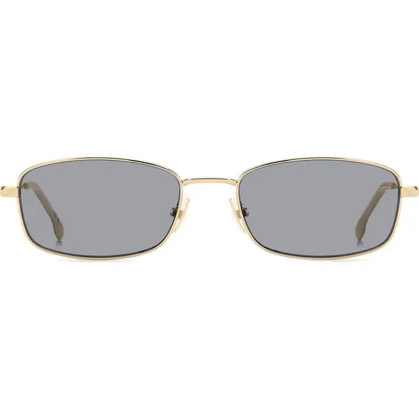Victoria Beckham 55mm Rectangular Sunglasses - Gold White Marble/grey
