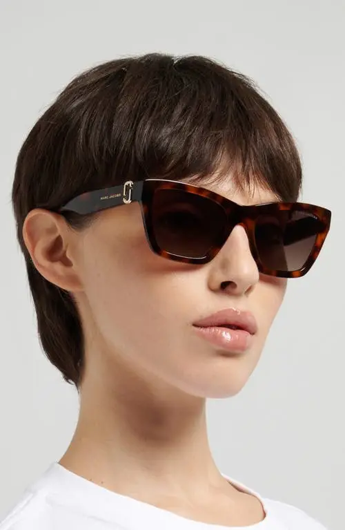 Marc Jacobs 54mm Cat-eye Sunglasses - Havana/brown