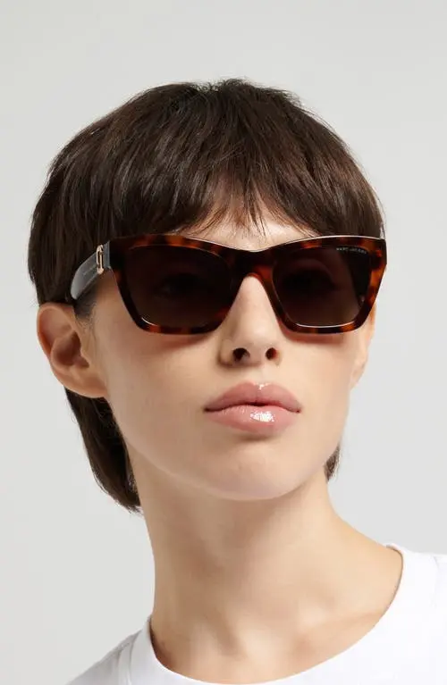 Marc Jacobs 54mm Cat-eye Sunglasses - Havana/brown