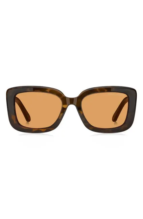 Marc Jacobs 53mm Square Sunglasses - Havana/orange