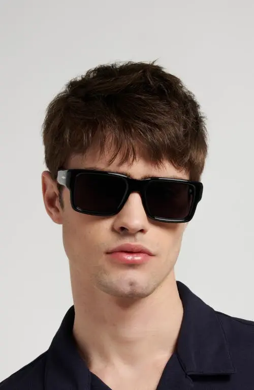 DB EYEWEAR BY DAVID BECKHAM 53mm Rectangular Full Rim Sunglasses
