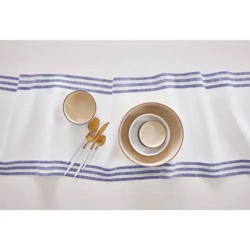 Solino Home Linen Table Runnermila - Navy
