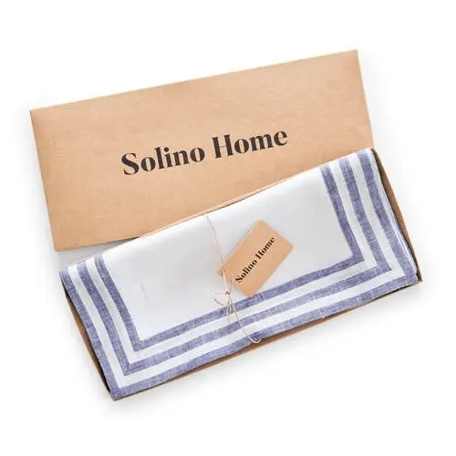 Solino Home Linen Table Runnermila - Navy