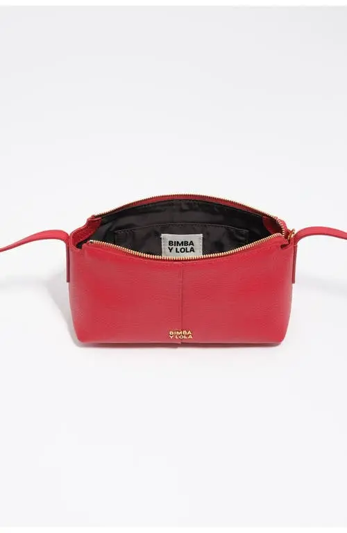 Bimba Y Lola Mini Leather Crossbody Bag - Red