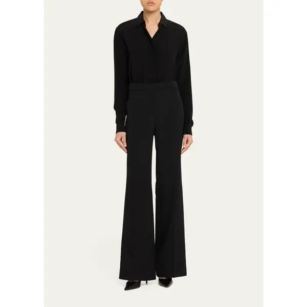 Stella McCartney Flare-leg Wool Trousers
