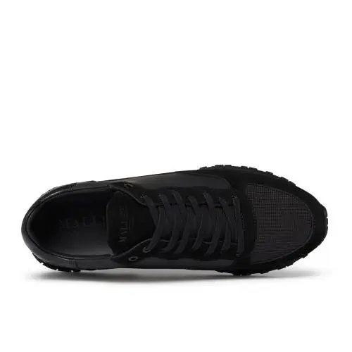 MALLET Popham Luxe Gloss Sneakers - Black