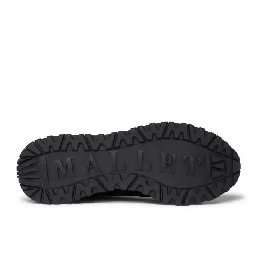 MALLET Popham Luxe Gloss Sneakers - Black