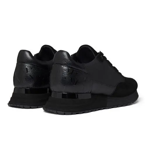 MALLET Popham Luxe Gloss Sneakers - Black