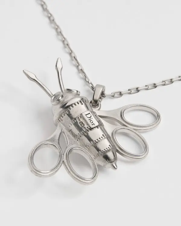 Dior Couture Charms Bee Pendant Necklace