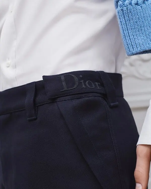 Dior Cargo Pants With Embroidery