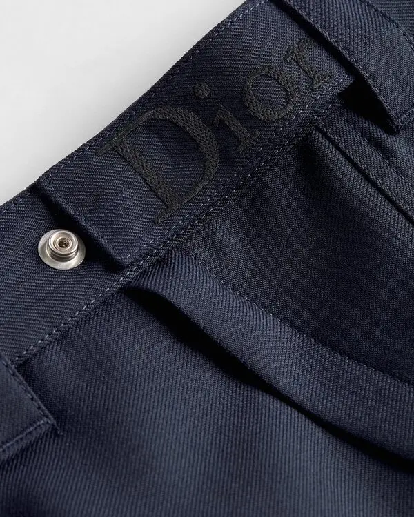 Dior Cargo Pants With Embroidery