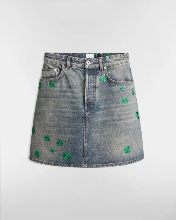 Dior Embroidered Mini Skirt