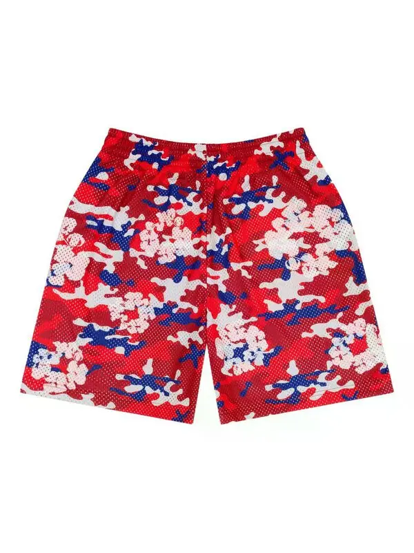 DENIM TEARS Camo Wreath Mesh Shorts